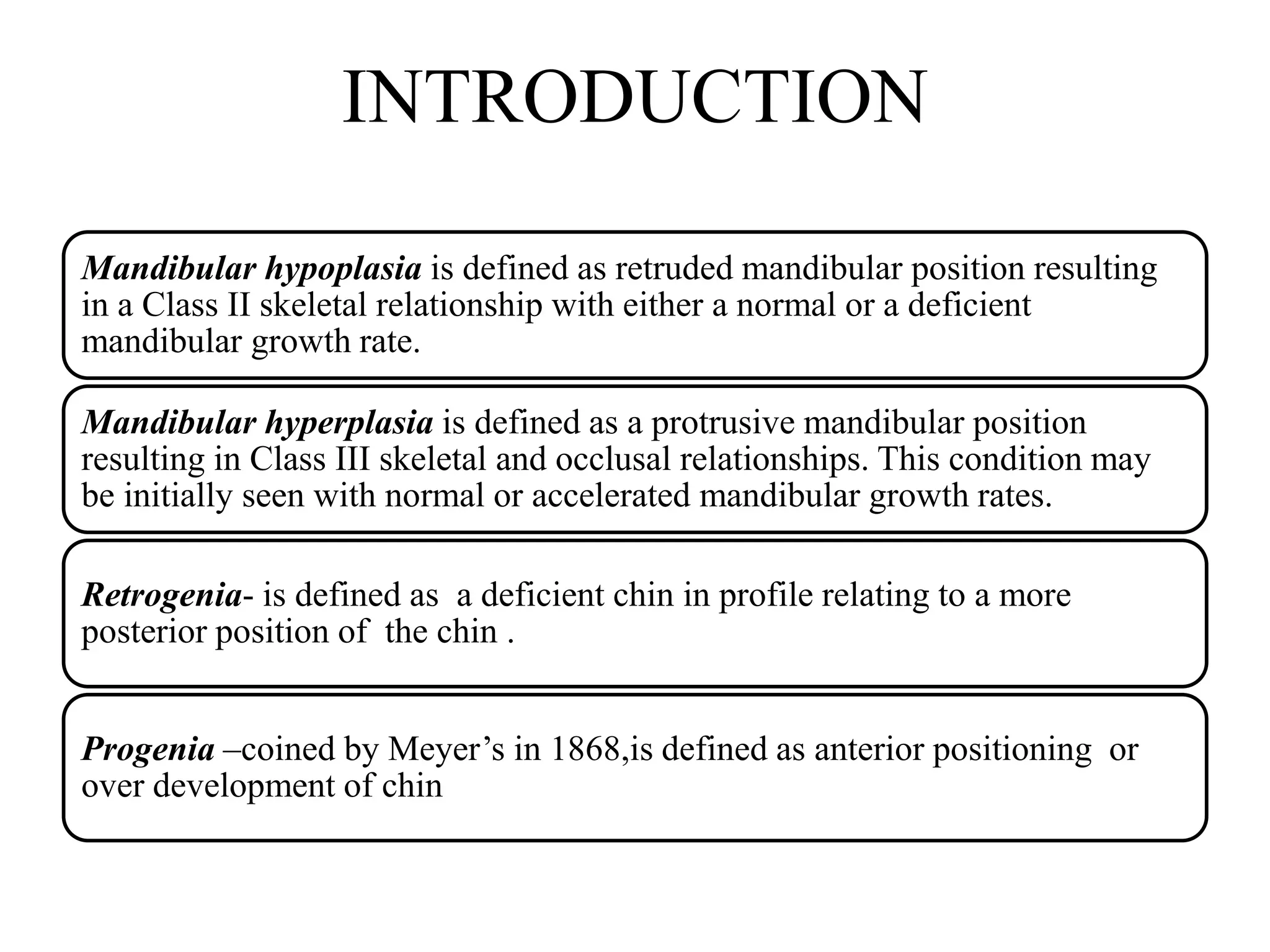 Mandibular Deformities & their Management | PPTX