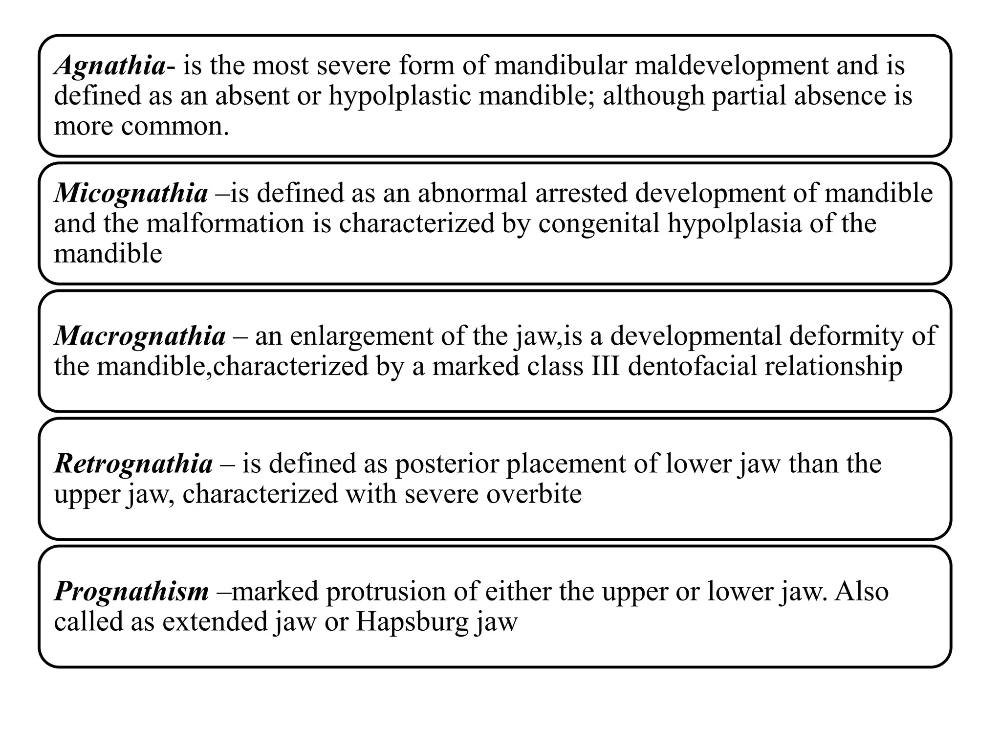 Mandibular Deformities & their Management | PPTX