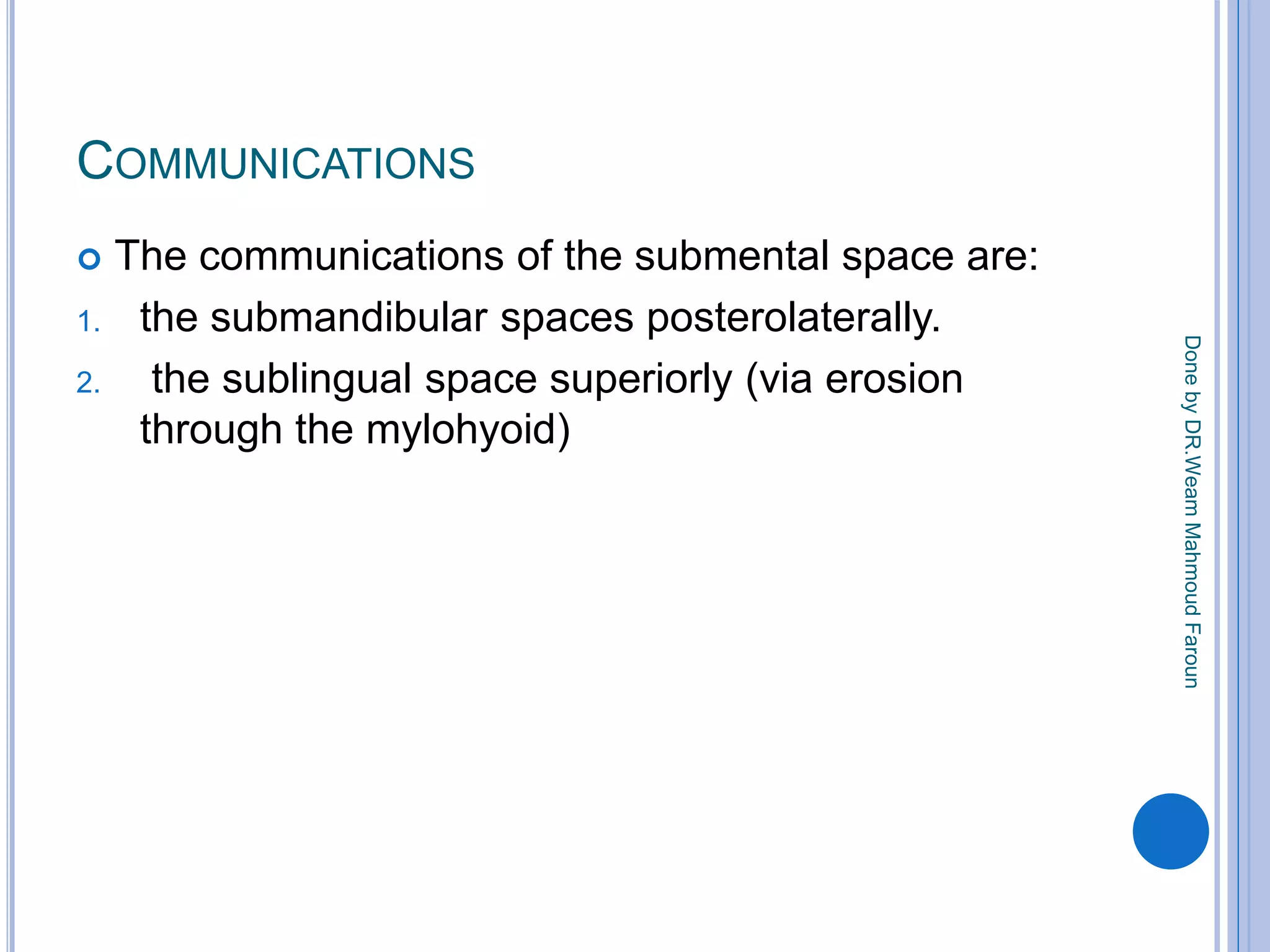 Mandibular facsial spaces | PPTX