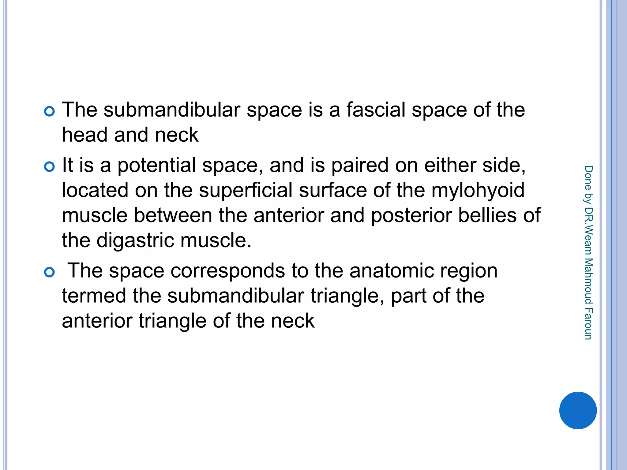 Mandibular facsial spaces | PPTX