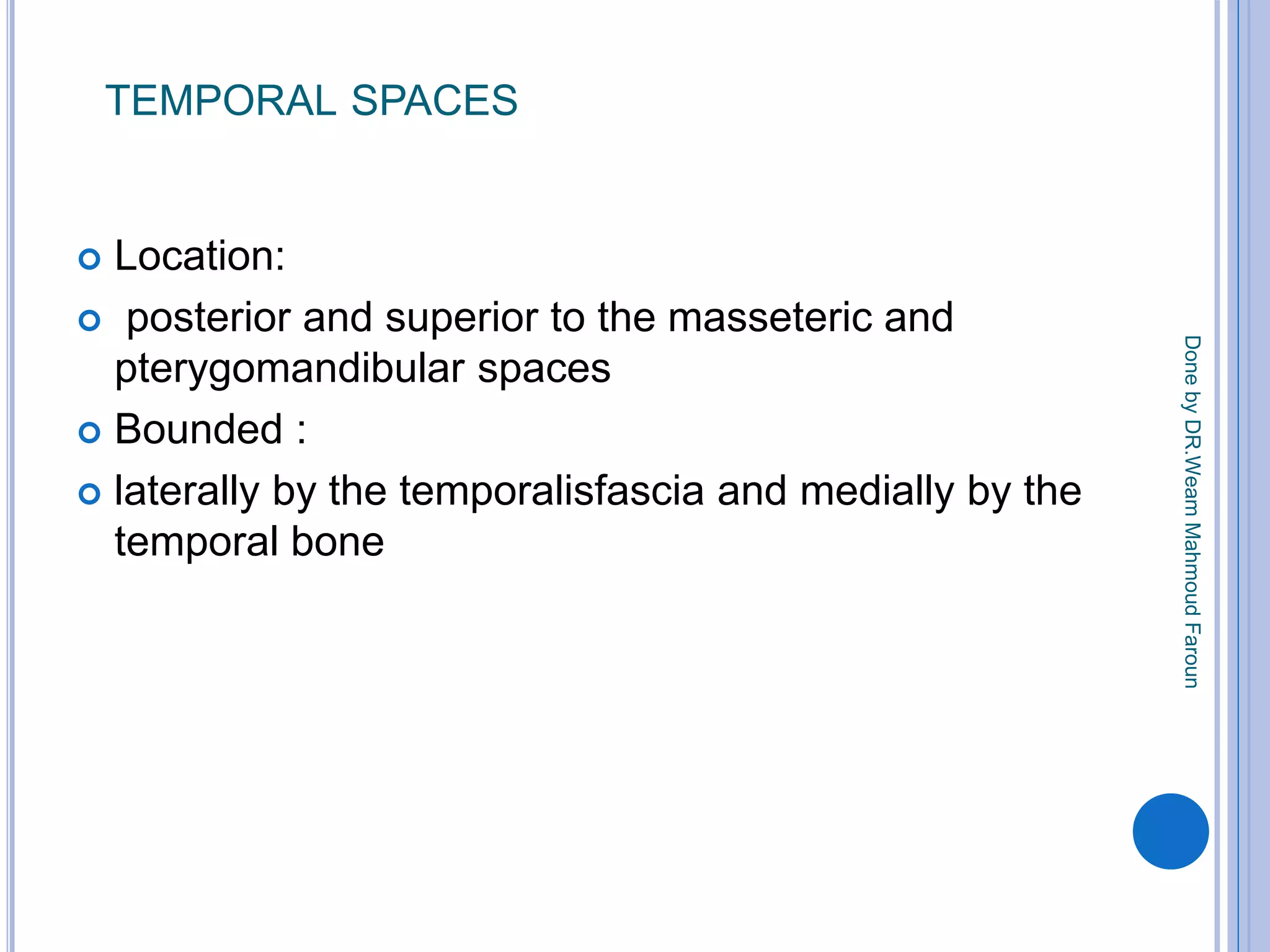 Mandibular facsial spaces | PPTX