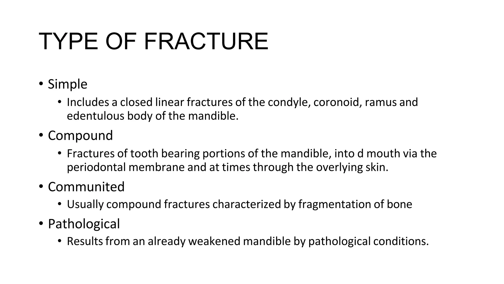 mandibular fracture OF FACE IN HUMANS BY DOCTOERS ASSOIATION IN ...