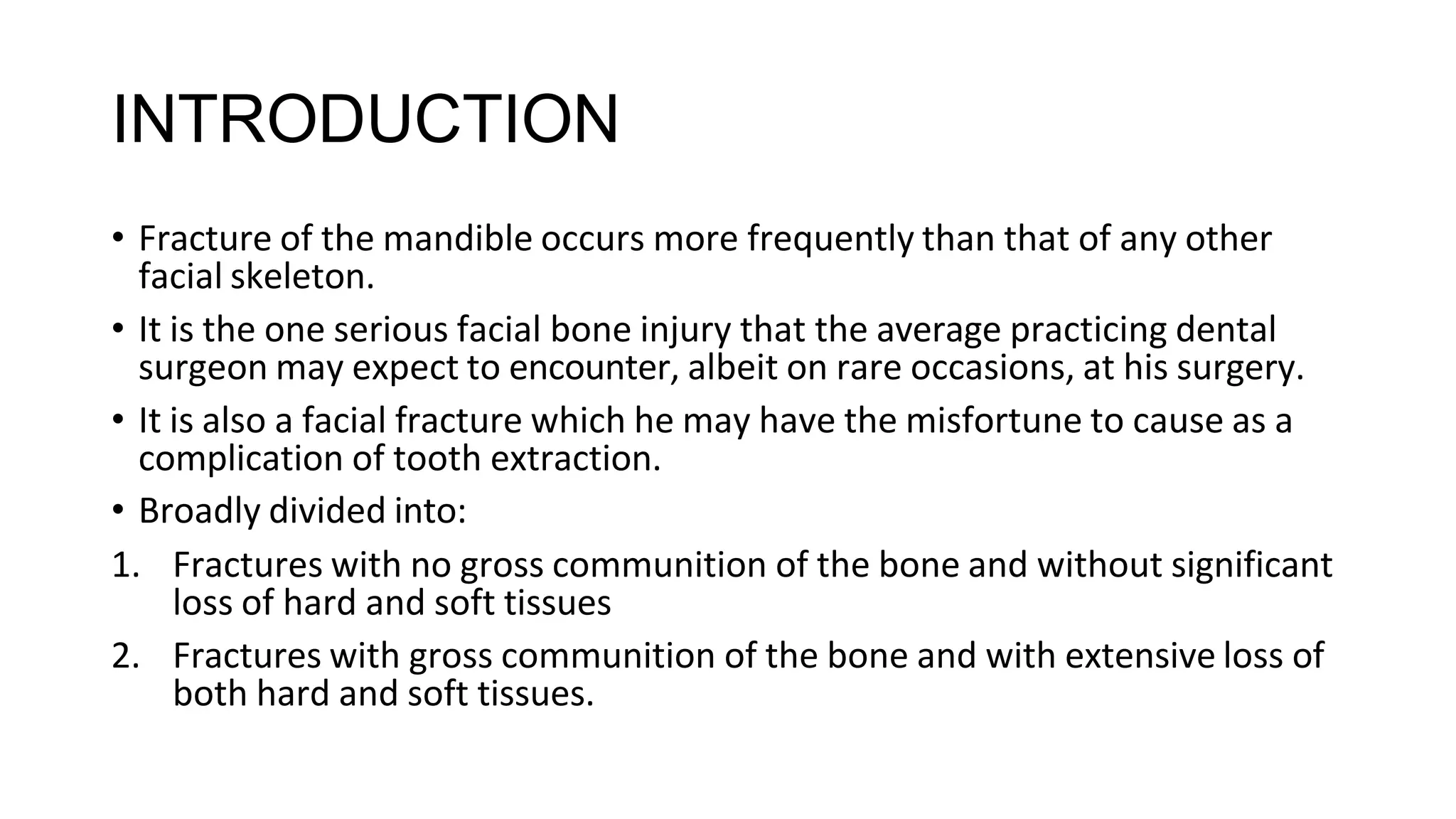 mandibular fracture OF FACE IN HUMANS BY DOCTOERS ASSOIATION IN ...