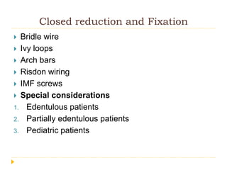Mandibular fracture | PPTX