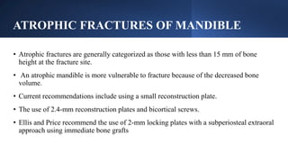 MANDIBULAR FRACTURE in plastic surgery.pptx
