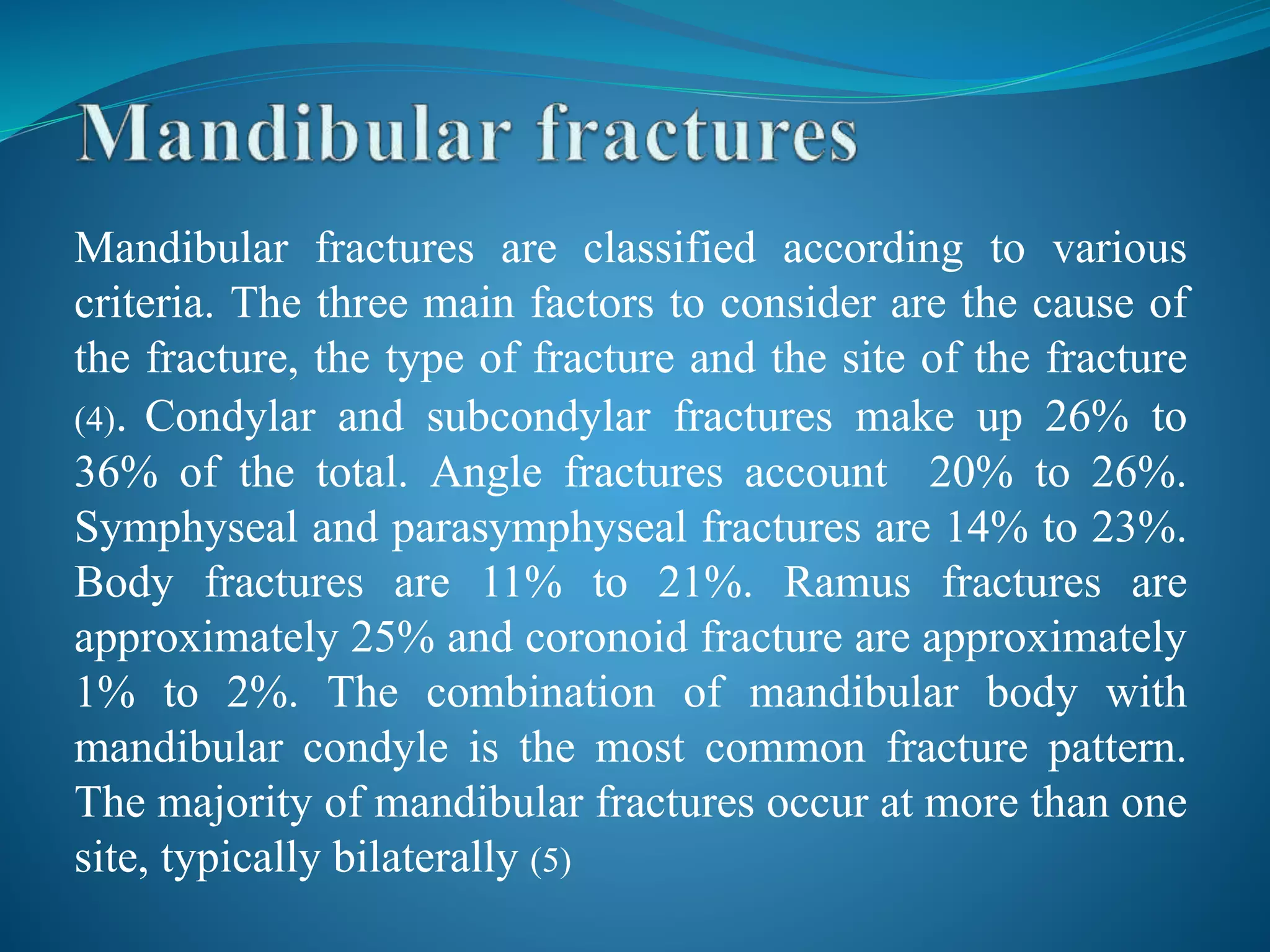 Mandibular fractures | PPTX