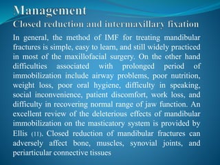 Mandibular fractures | PPTX