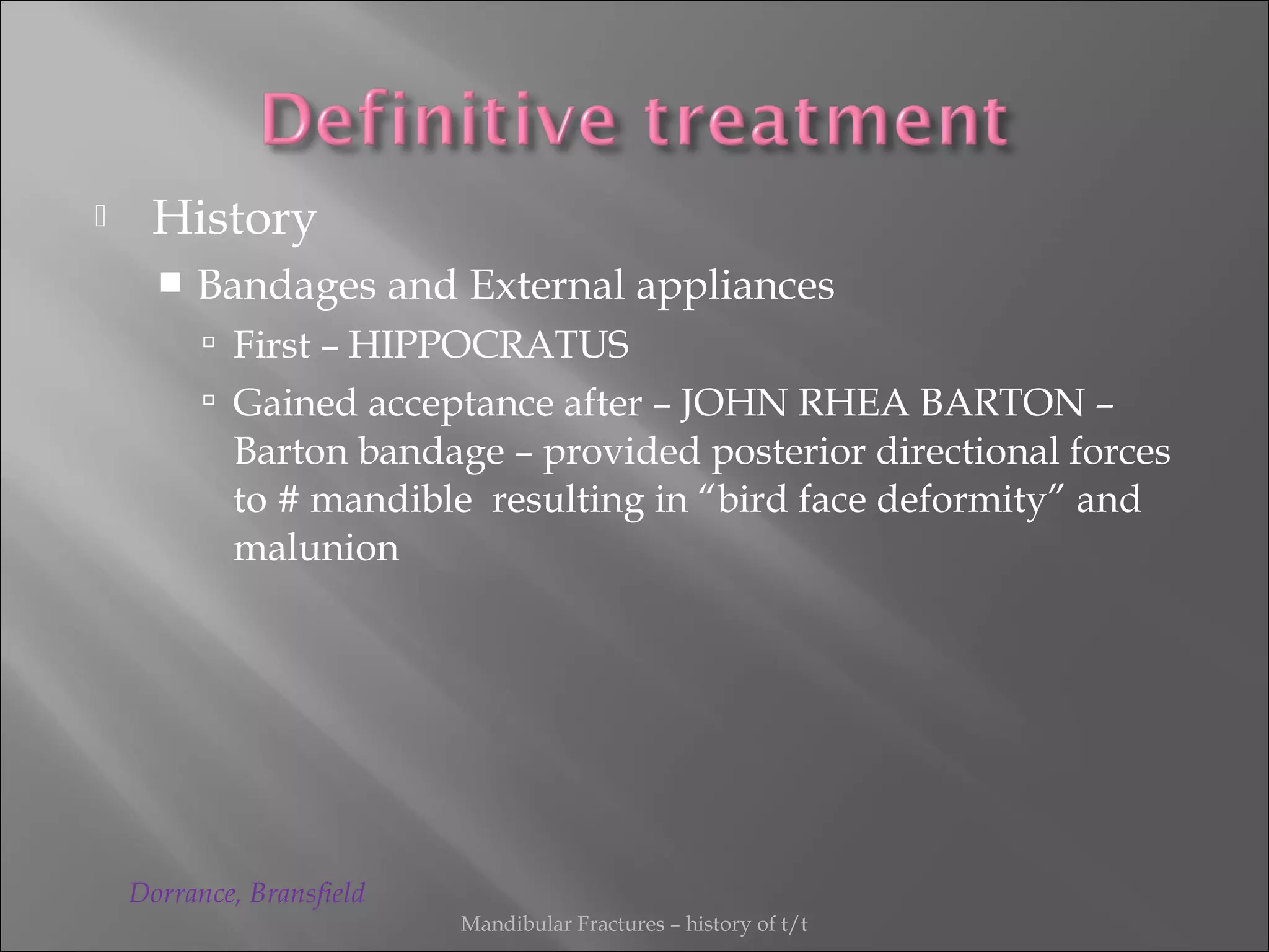 Mandibular fractures ih | PPT