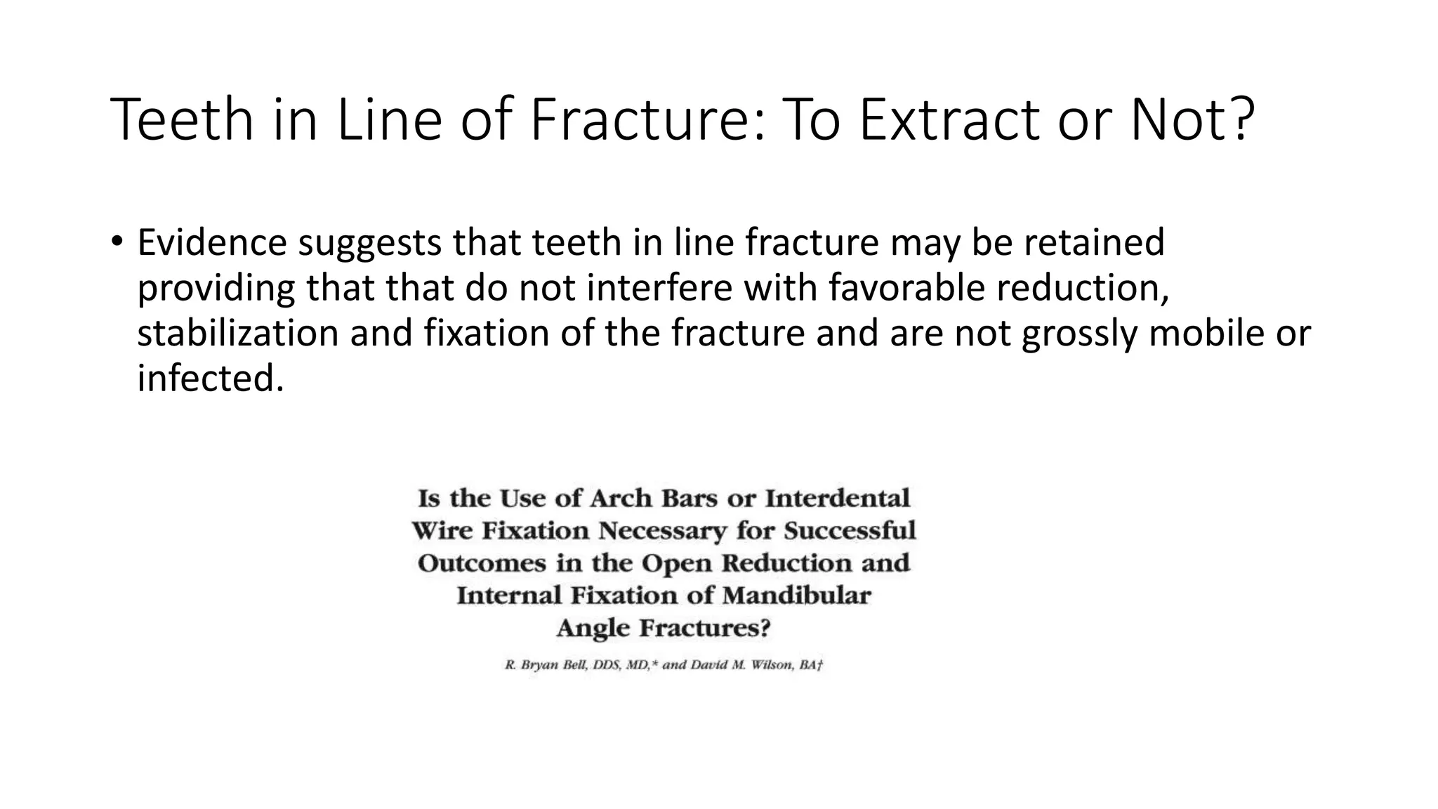 This is about mandible fx, treatments, studies | PPTX