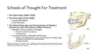 This is about mandible fx, treatments, studies | PPTX