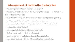 MANDIBULAR FRACTURES MANAGEMENT PROTOCO | PPTX