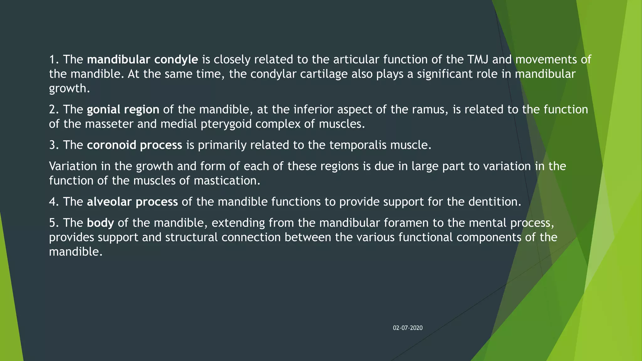 PRE AND POST NATAL GROWTH OF MANDIBLE | PPTX
