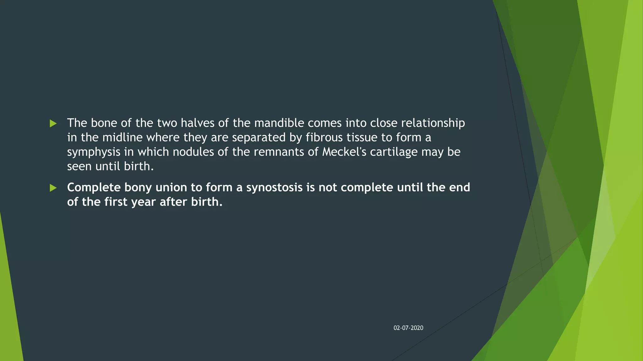 PRE AND POST NATAL GROWTH OF MANDIBLE | PPTX