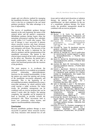 Mandibular guidance 3 | PDF