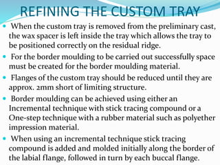 Mandibular impression procedures | PPTX