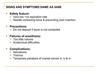Mandibular Injection Technique | PPT | Ear, Nose and Throat Conditions ...
