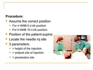 Mandibular Injection Technique | PPT | Ear, Nose and Throat Conditions ...
