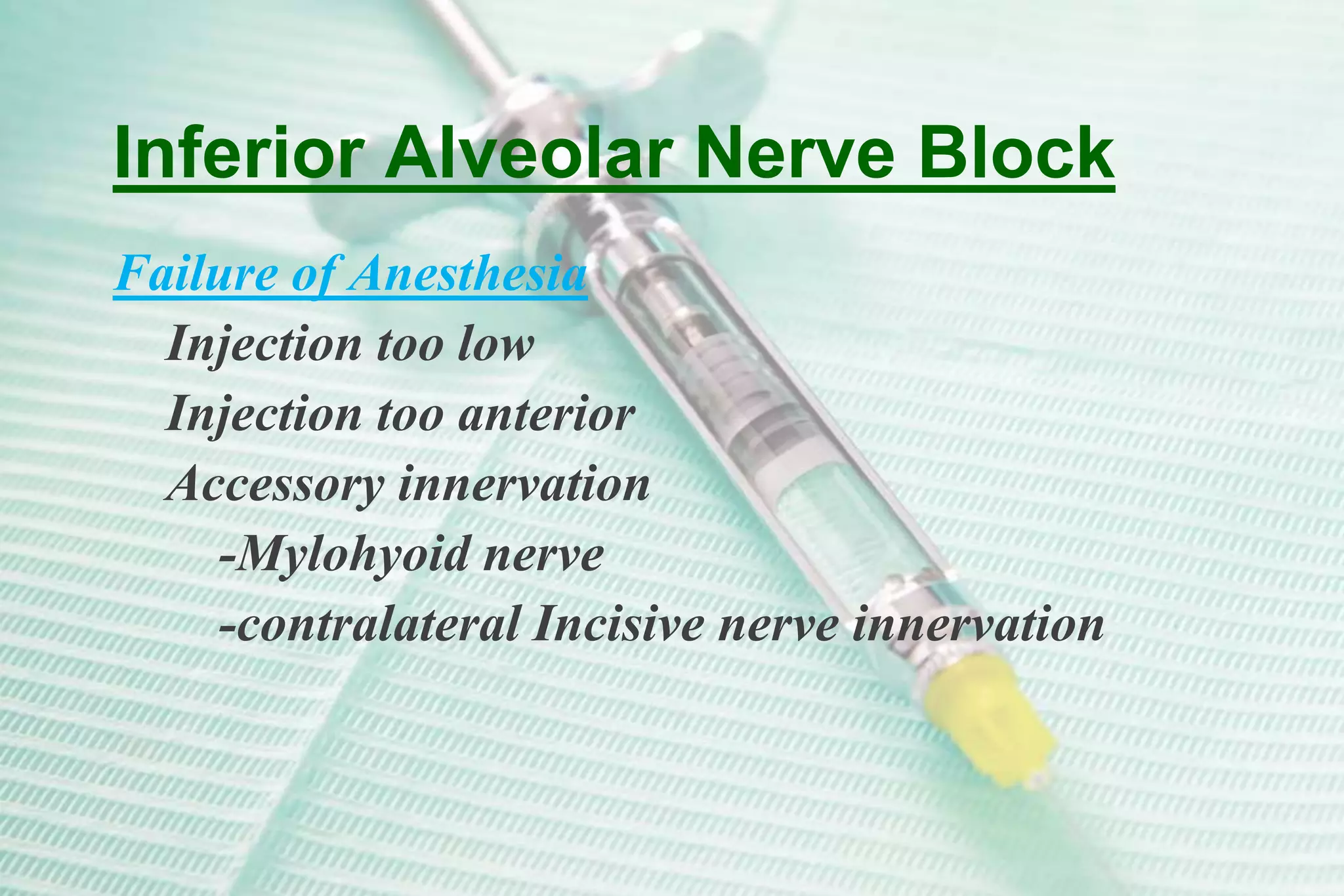 Mandibular injections | PPTX