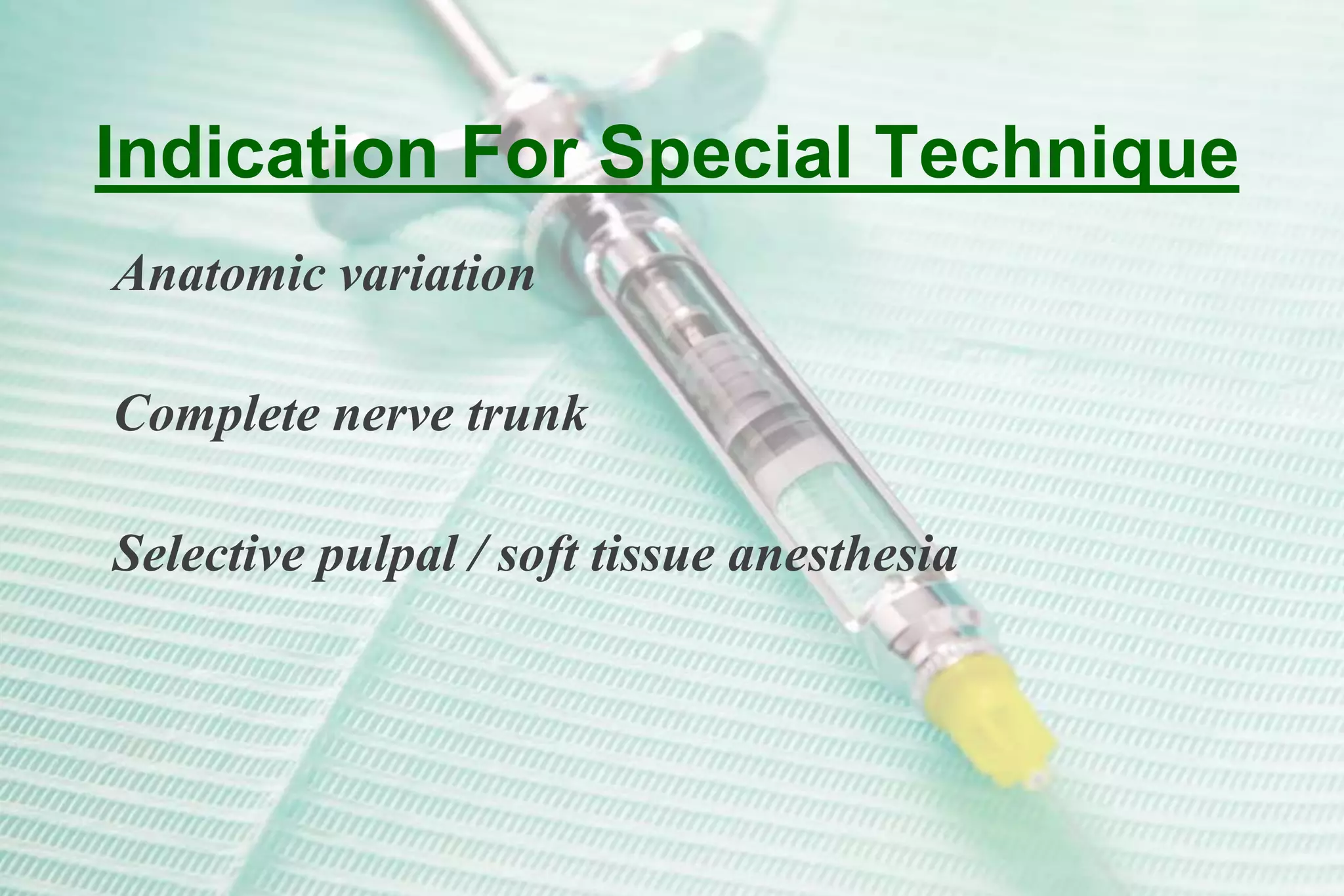 Mandibular injections | PPTX