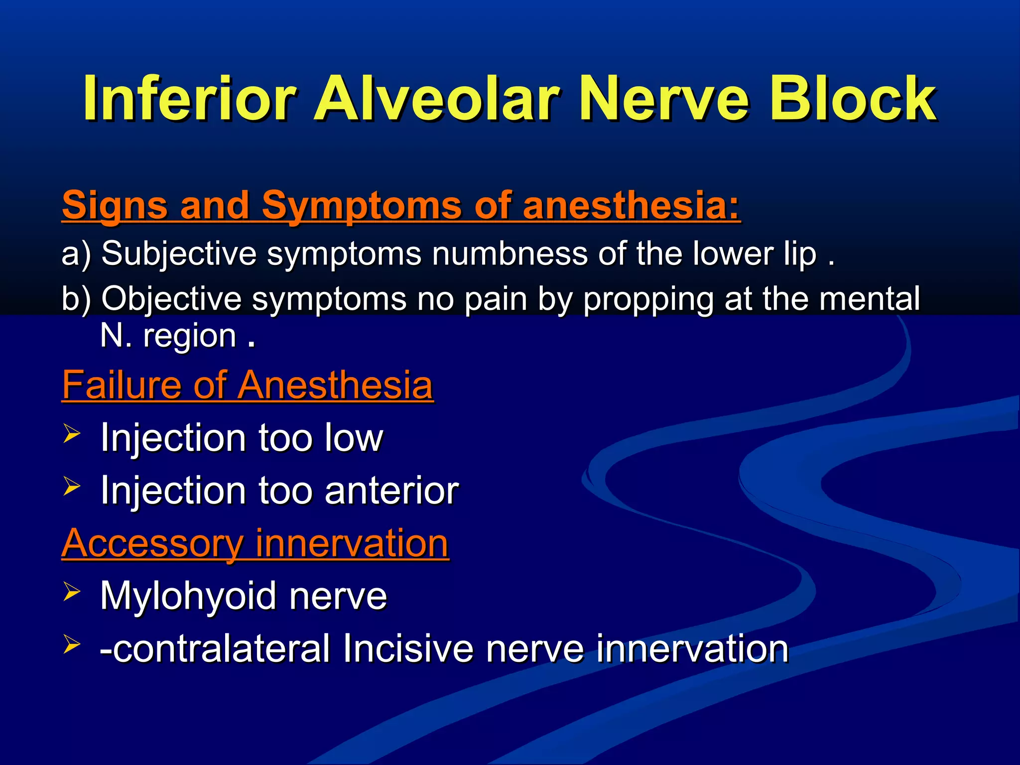 Mandibular Local Anesthesia | PPT