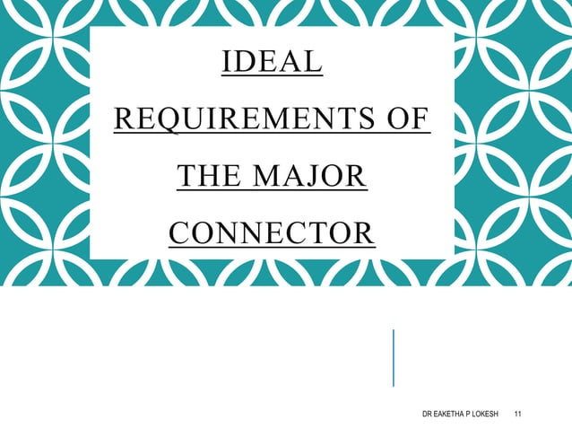 Mandibular major connectors | PPTX | Dental Health | Diseases and ...