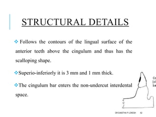 Mandibular major connectors | PPTX