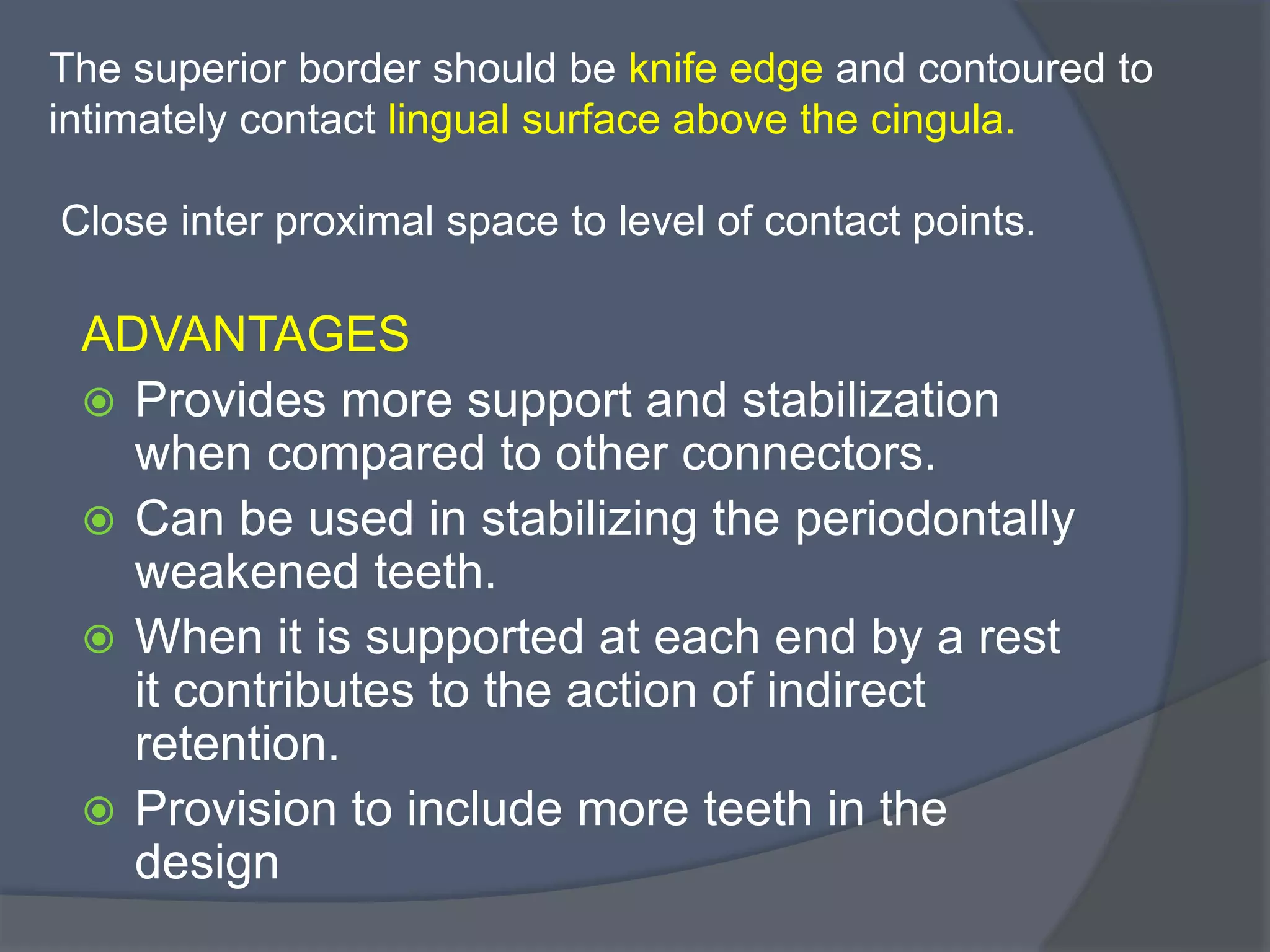 Mandibular Major Connectors | PPTX