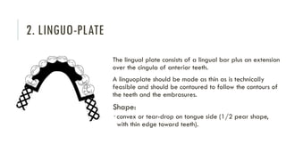 Mandibular Major Connectors | PDF