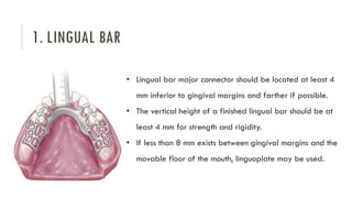 Mandibular Major Connectors | PDF