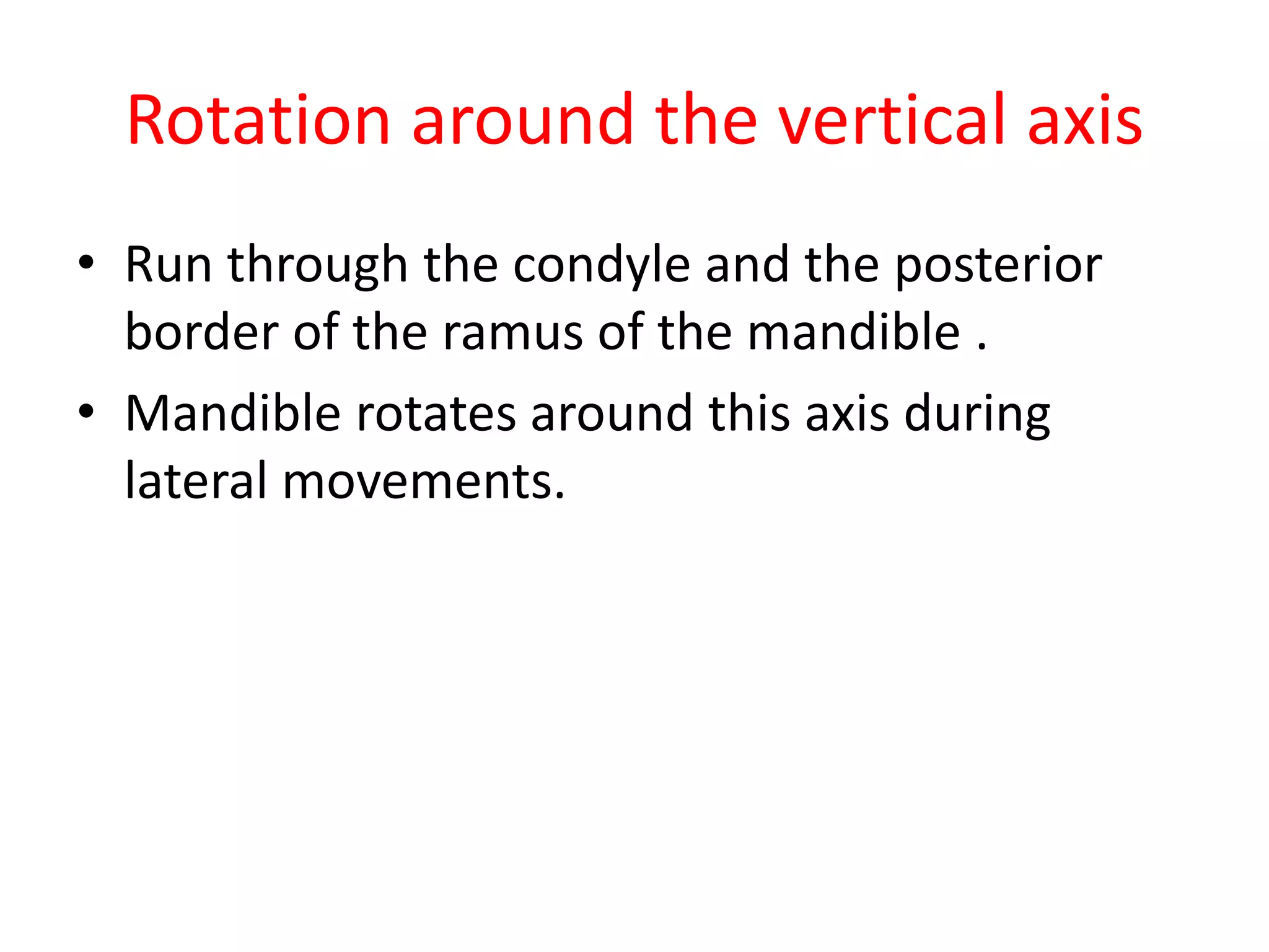 Mandibular movement | PPTX