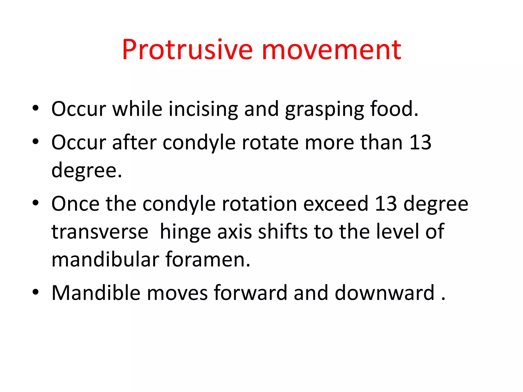 Mandibular movement | PPTX
