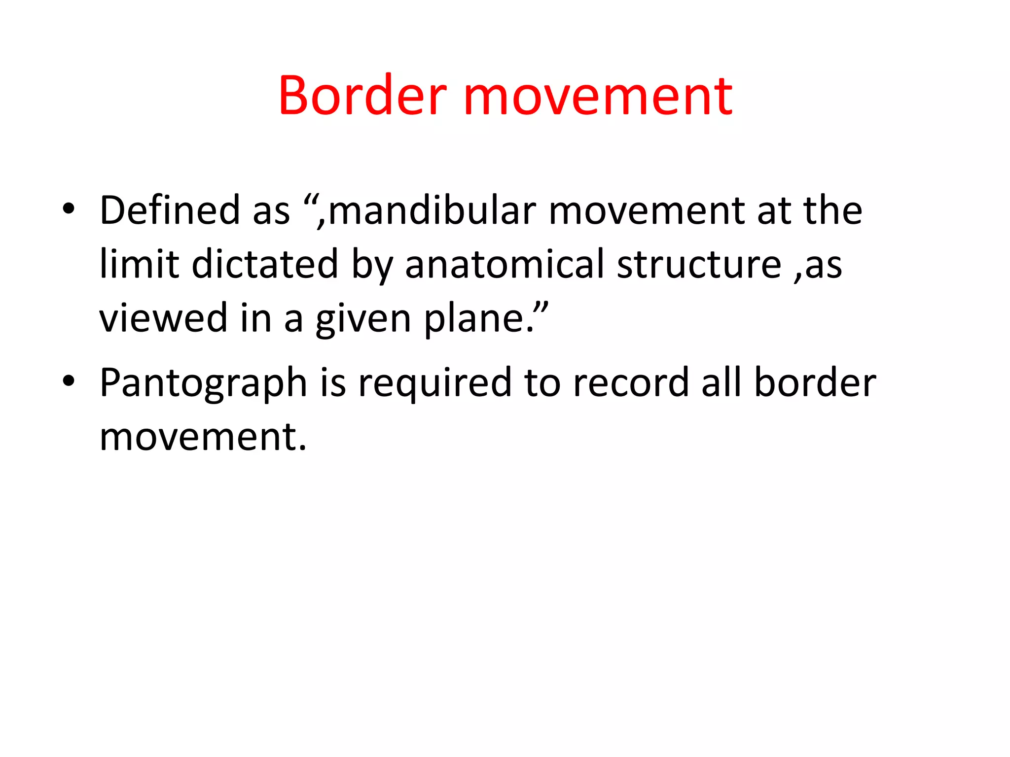 Mandibular movement | PPTX