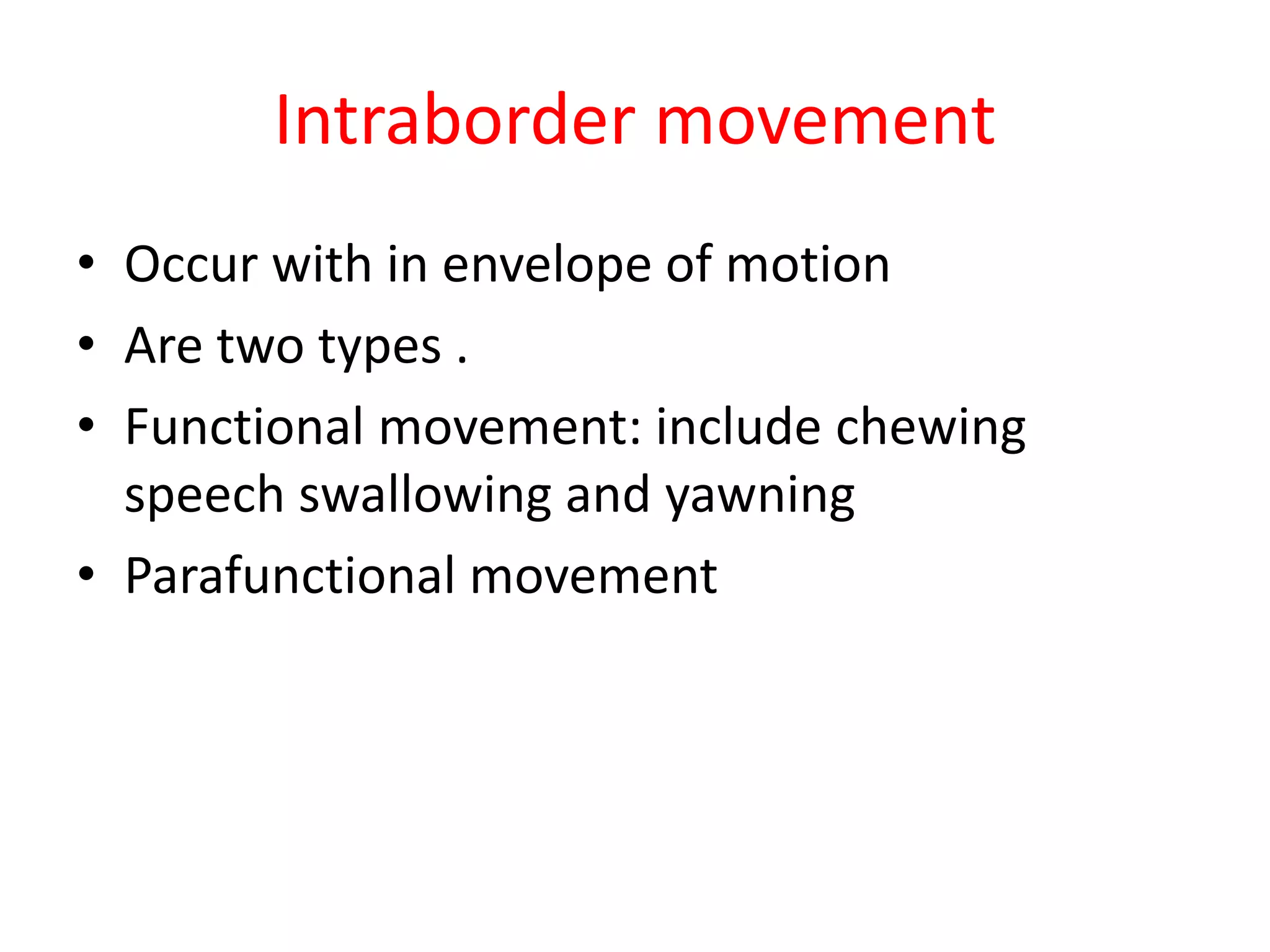 Mandibular movement | PPTX