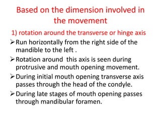 Mandibular movement | PPTX