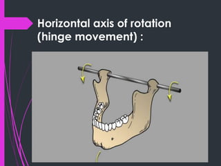 mechanics of Mandibular movement | PPTX