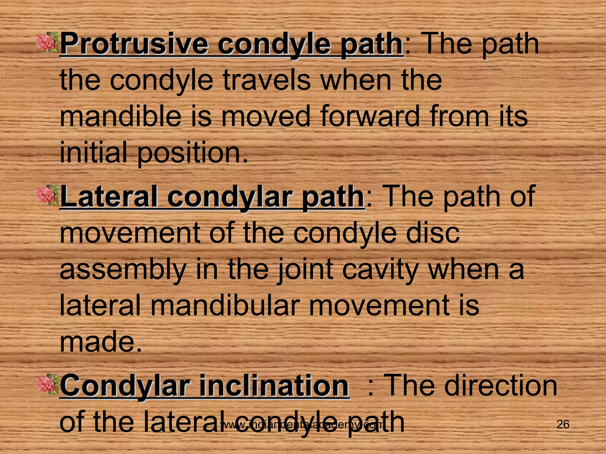 Mandibular movements/ Labial orthodontics | PPT