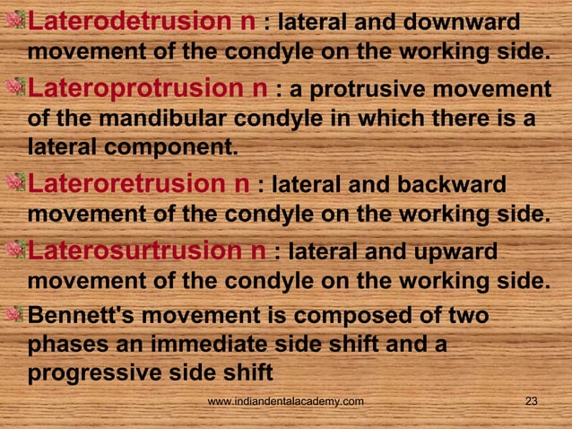 Mandibular movements/ Labial orthodontics | PPT | Free Download