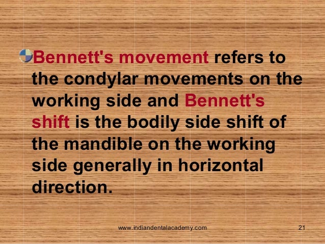 Mandibular movements/ Labial orthodontics