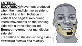 Mandibular movements in rpd | PPTX