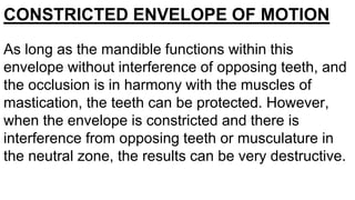 Mandibular movements in rpd | PPTX