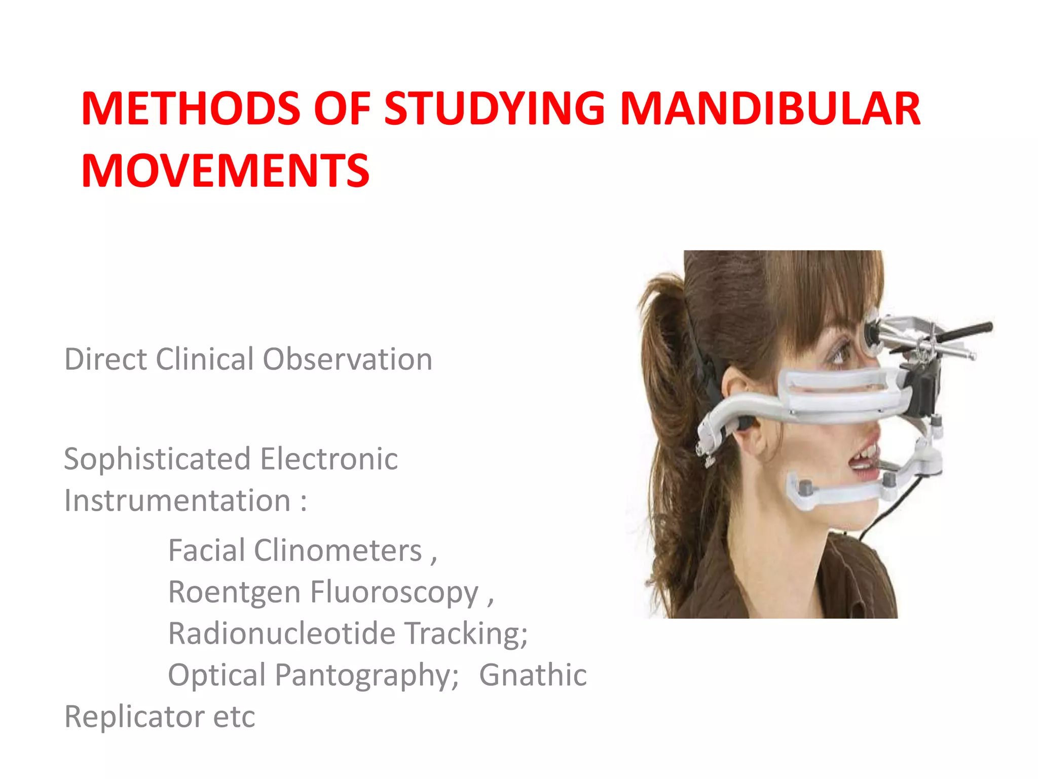 Mandibular Movements | PPTX