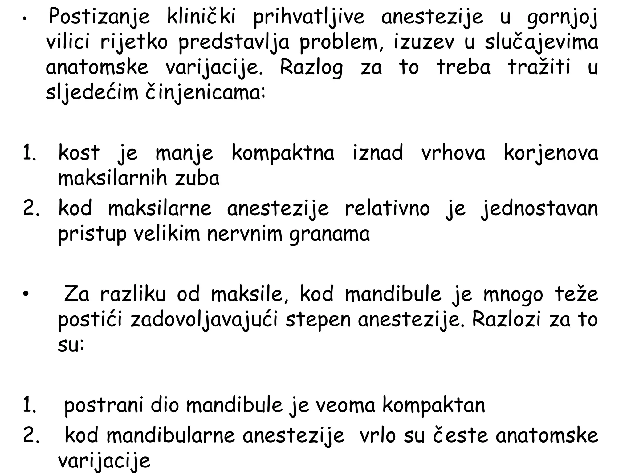 Mandibularne anestezije | PPTX