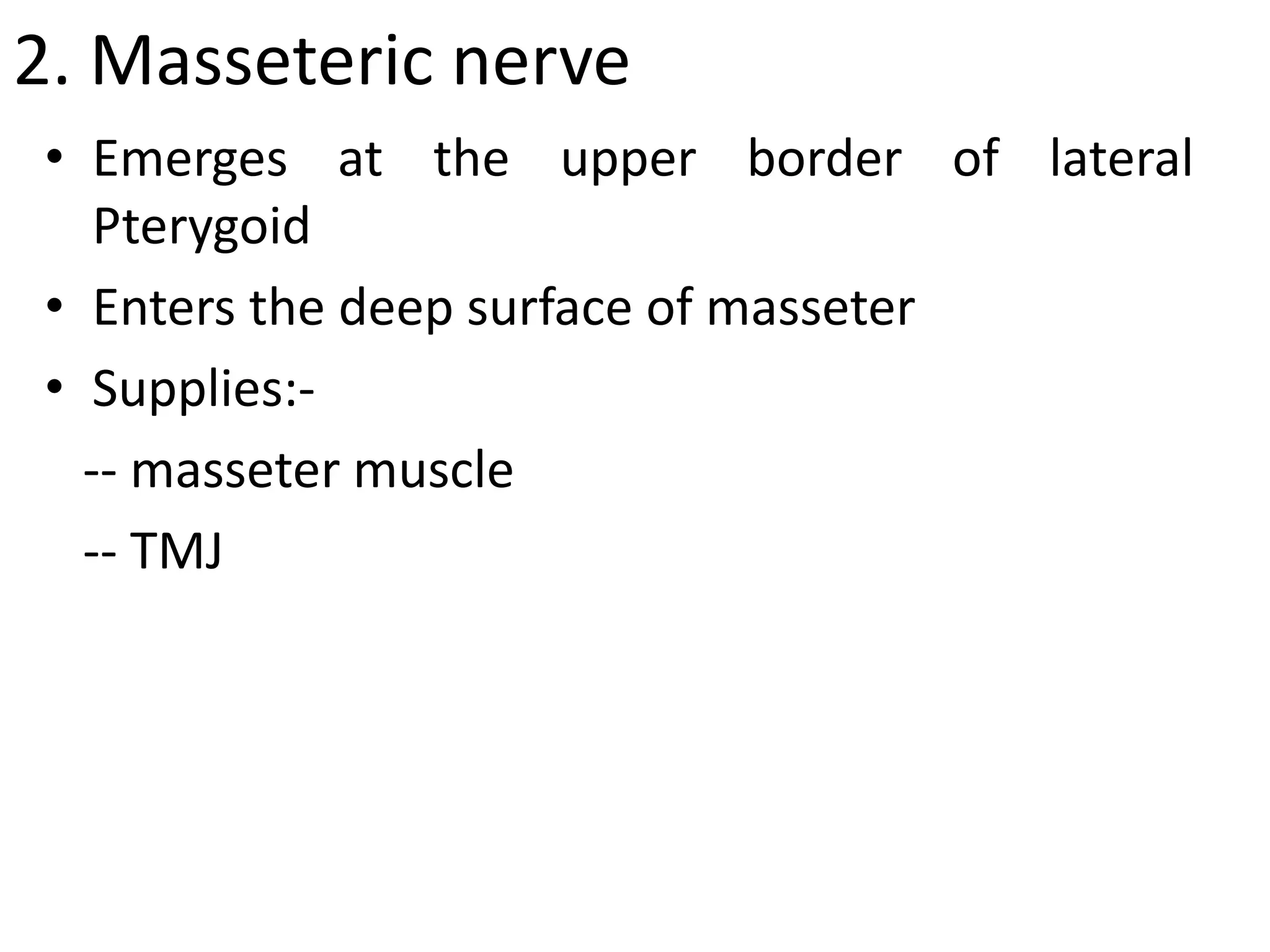 Mandibular nerve | PPTX