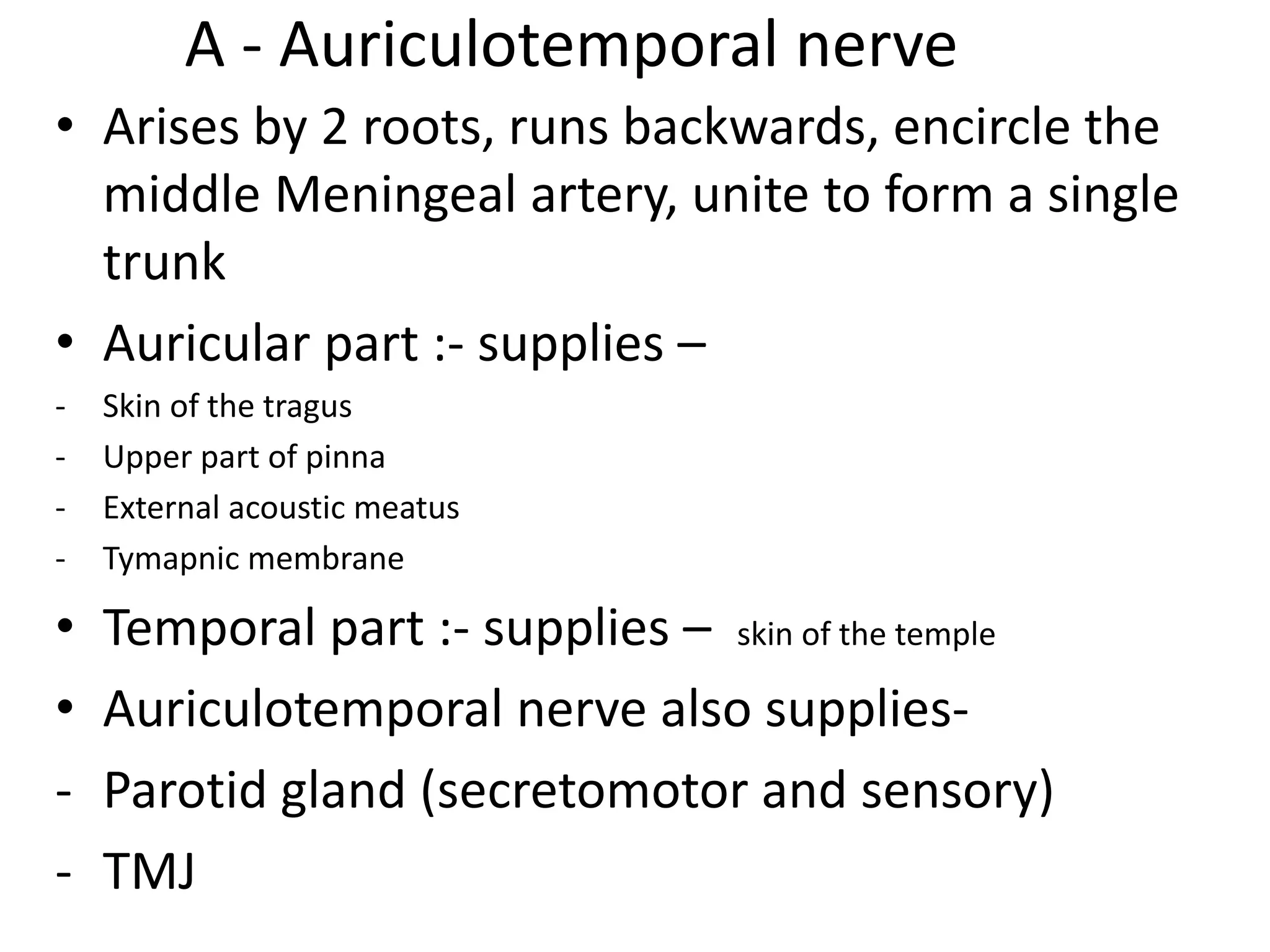 Mandibular nerve | PPTX