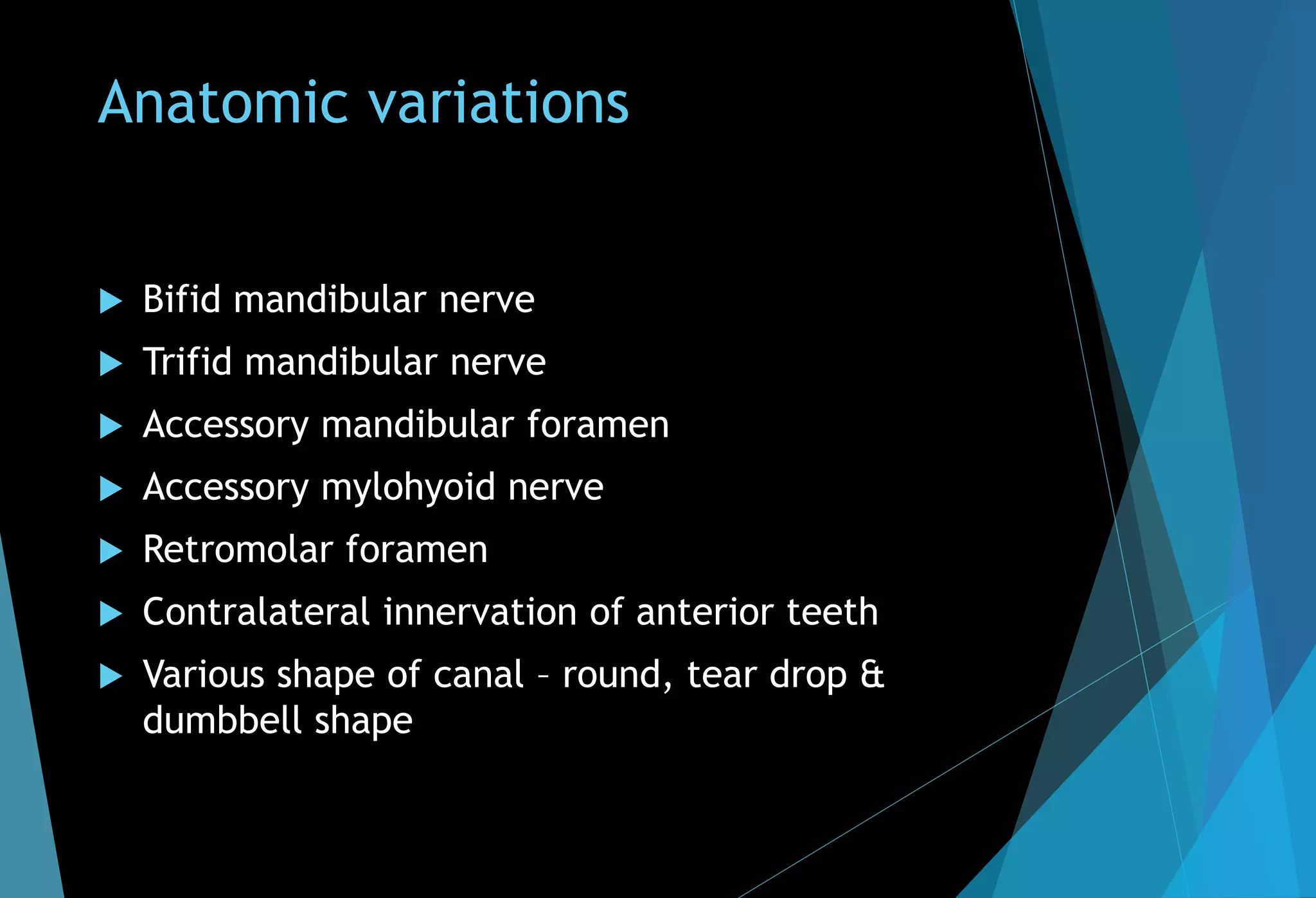 Mandibular nerve | PPTX