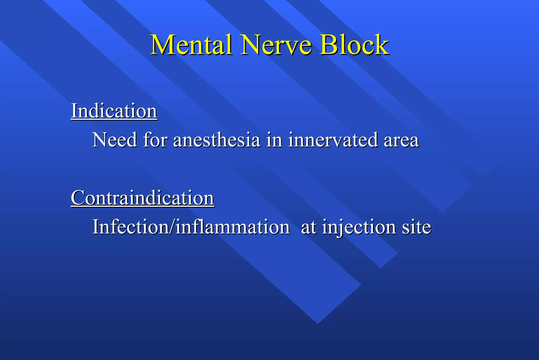 Mandibular nerve block (other techniques) | PPT