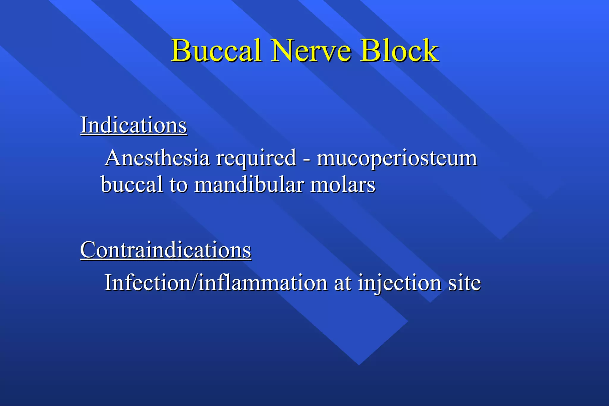 Mandibular nerve block (other techniques) | PPT