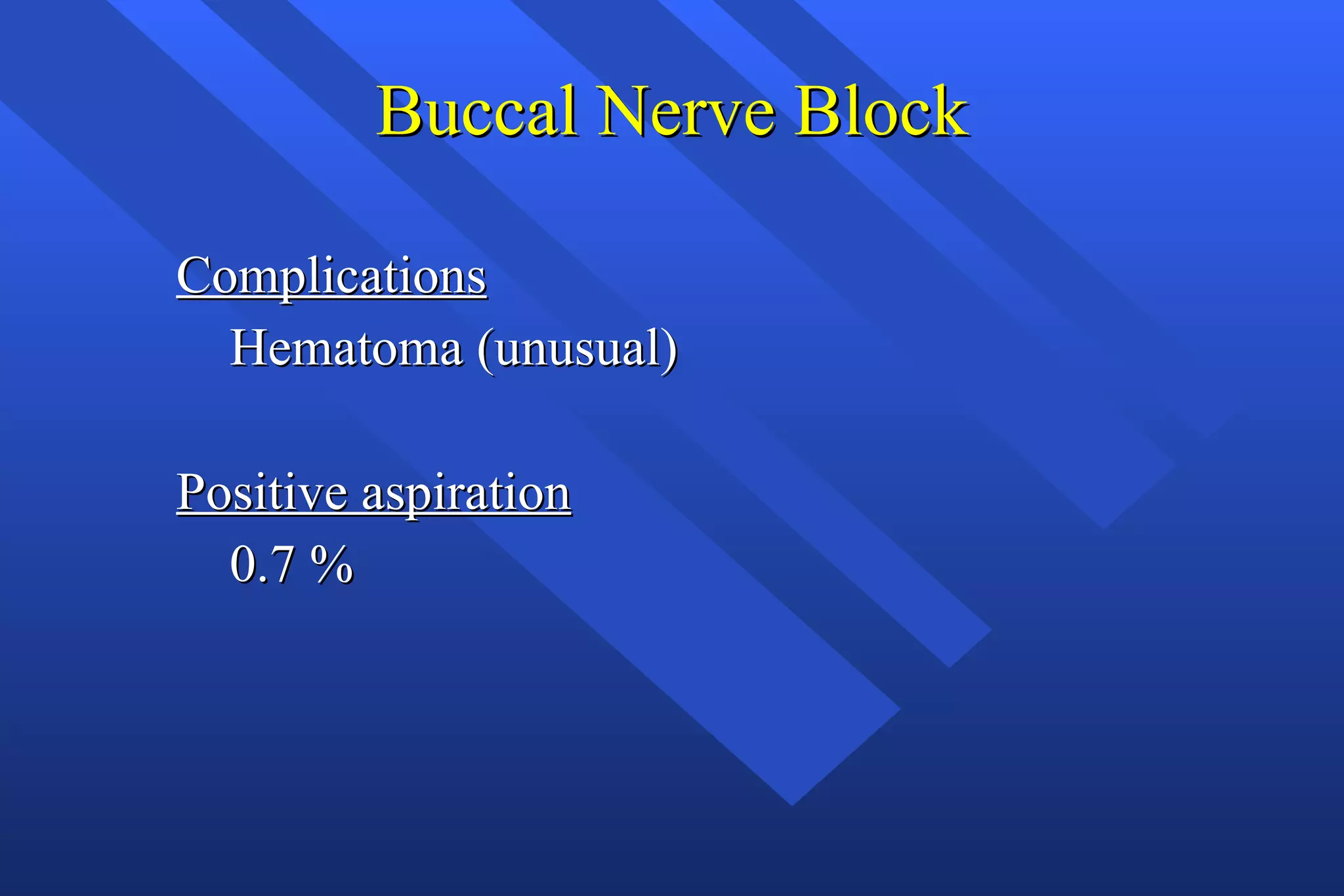 Mandibular nerve block (other techniques) | PPT