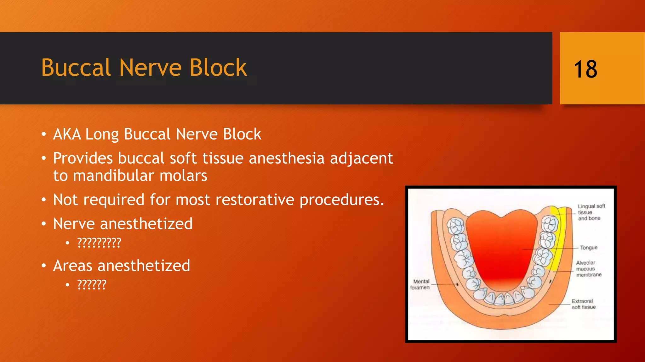Mandibular nerve blocks | PPTX