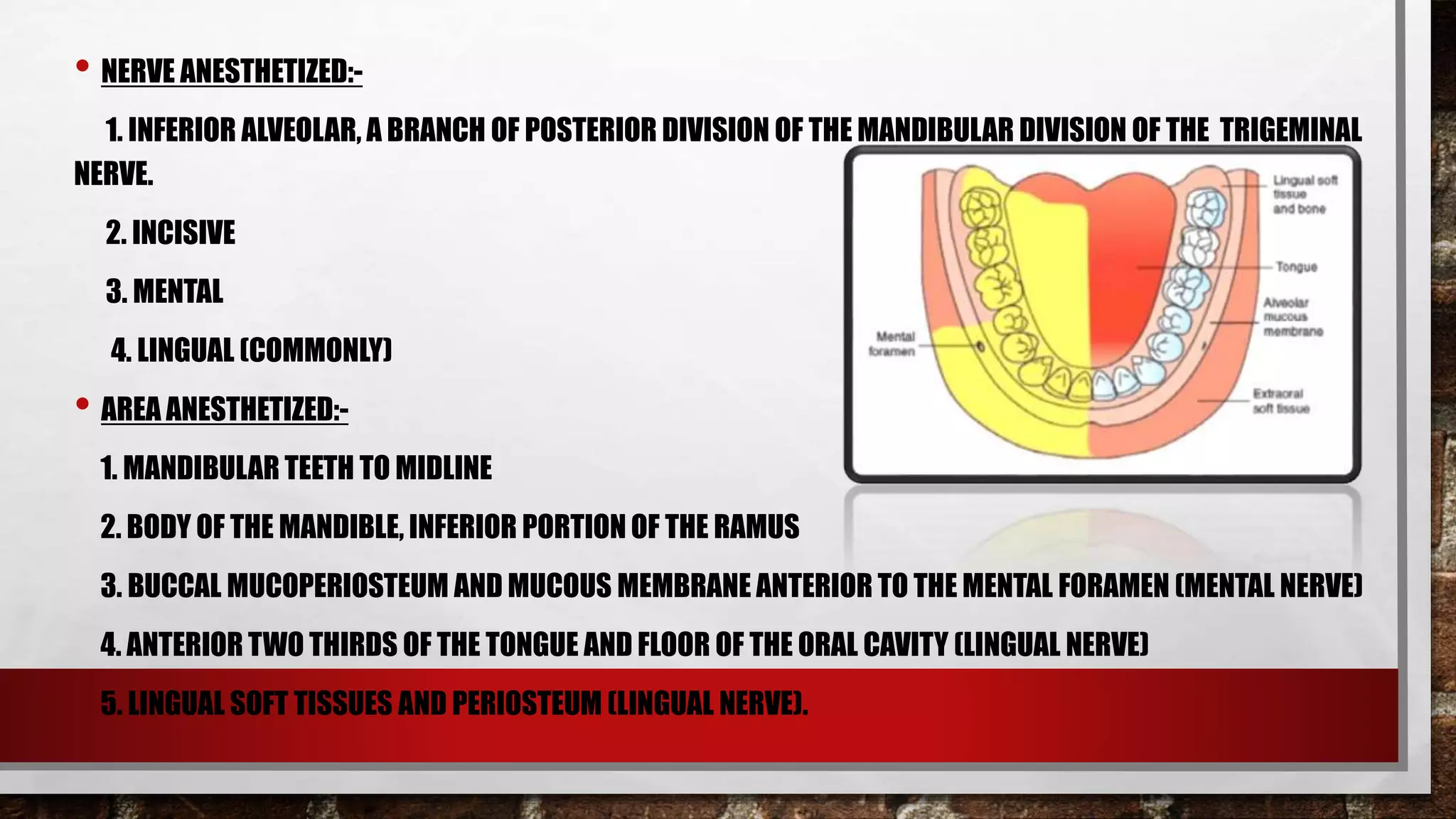 MANDIBULAR NERVE BLOCK TECHNIQUES | PPTX